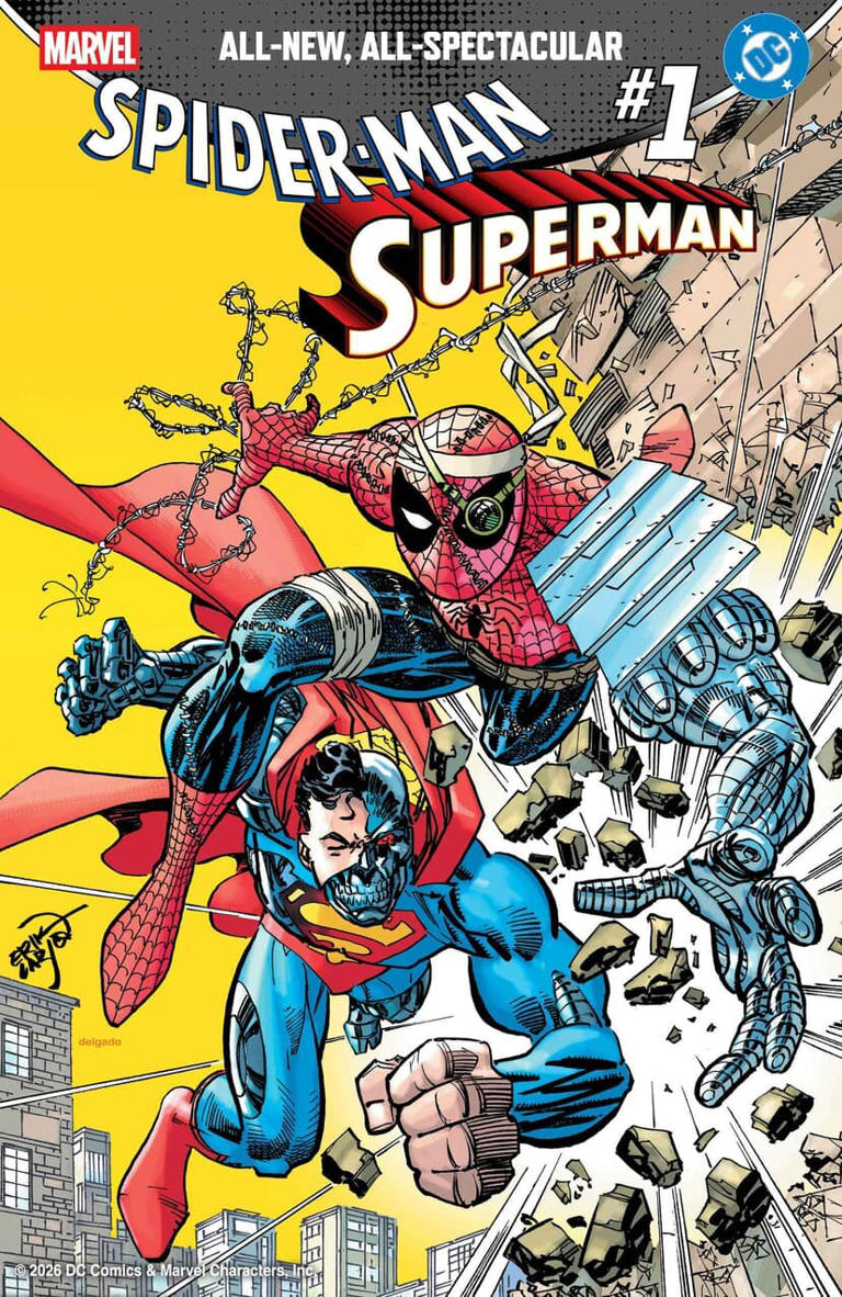 Marvel and DC are doing Spider-Man vs. Superman again, and the covers ...