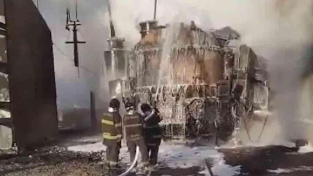 Incêndio atinge subestação elétrica em Embu-Guaçu