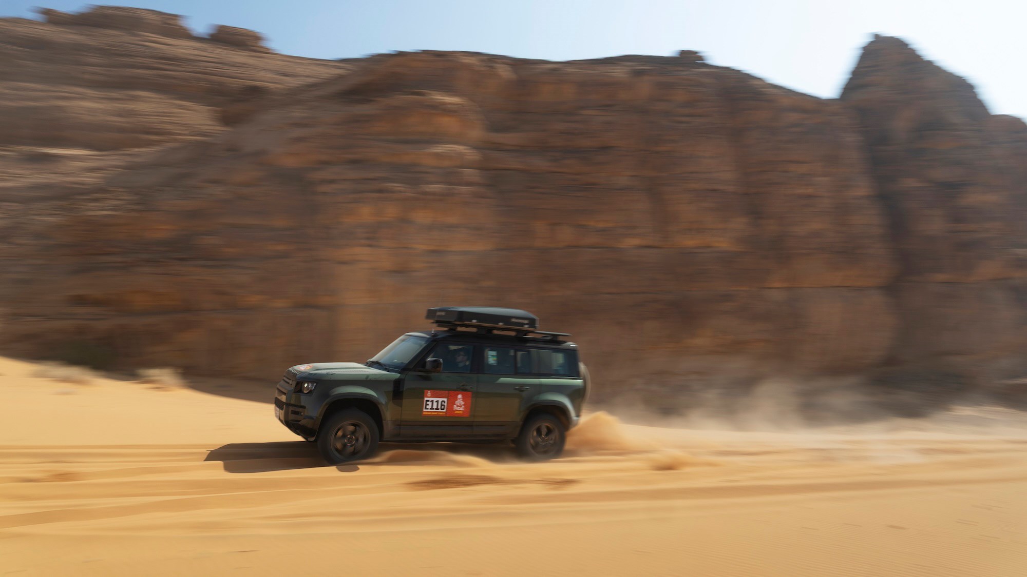 We take on the Dakar in a Defender