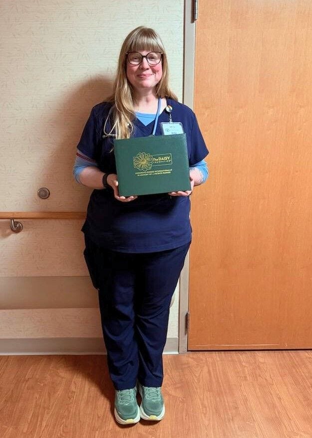 Sarah Swanson earns DAISY Award for compassionate care