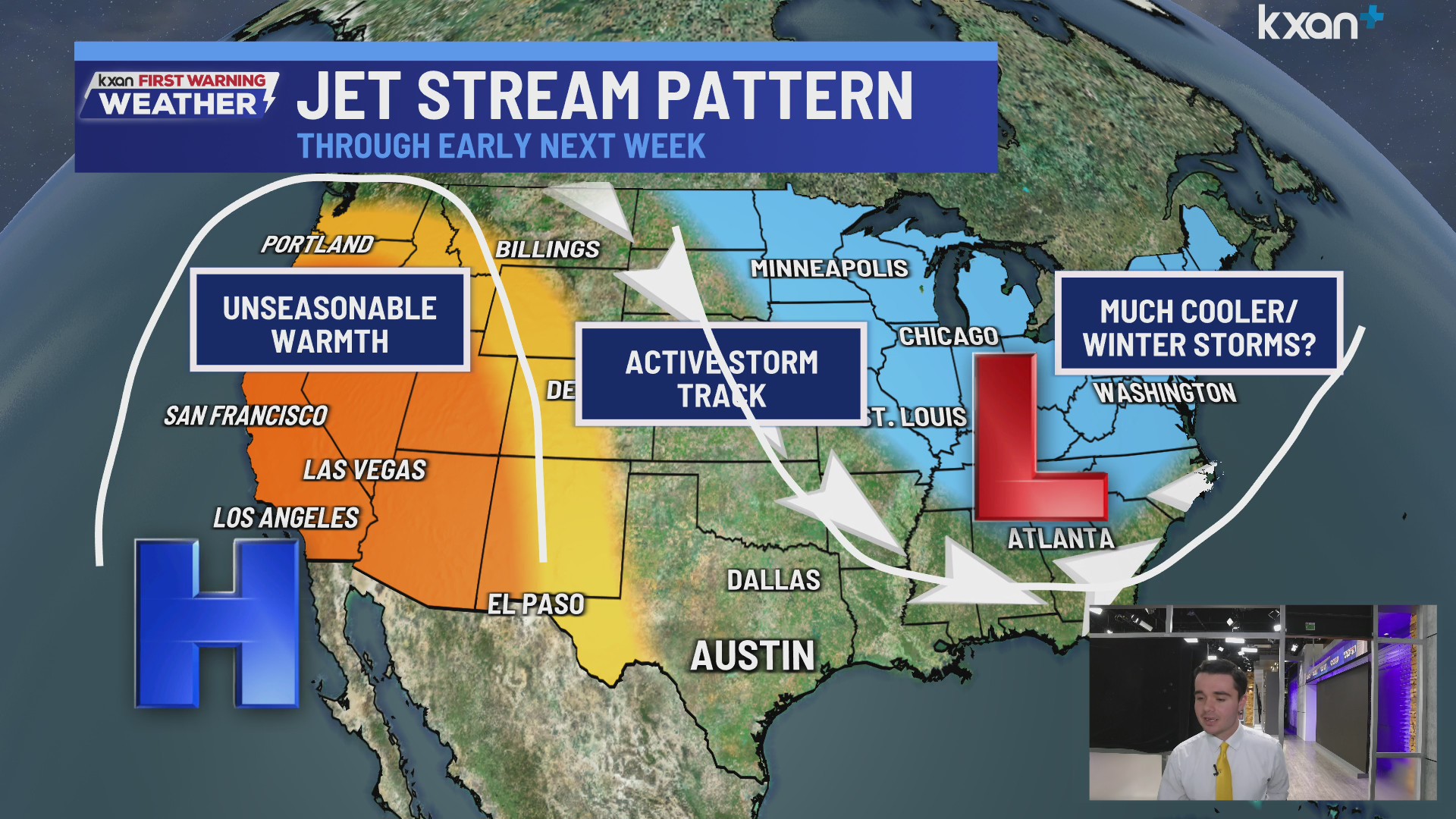Rare snow possible in the Deep South, rain chances return next week in ...