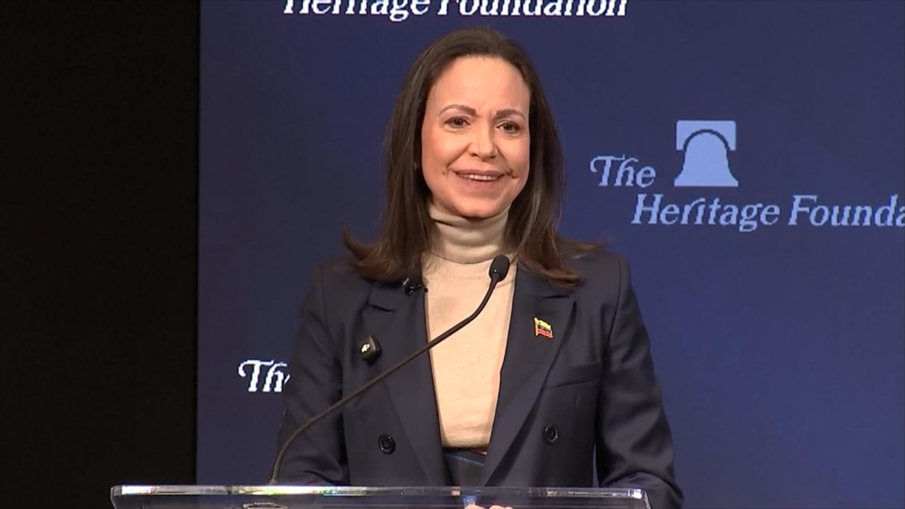 Trump 'truly cares' for Venezuelans, Machado says