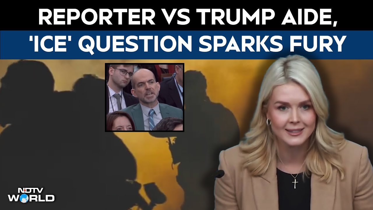 Trump press secretary Karoline Leavitt blasts reporter as 'left-wing ...