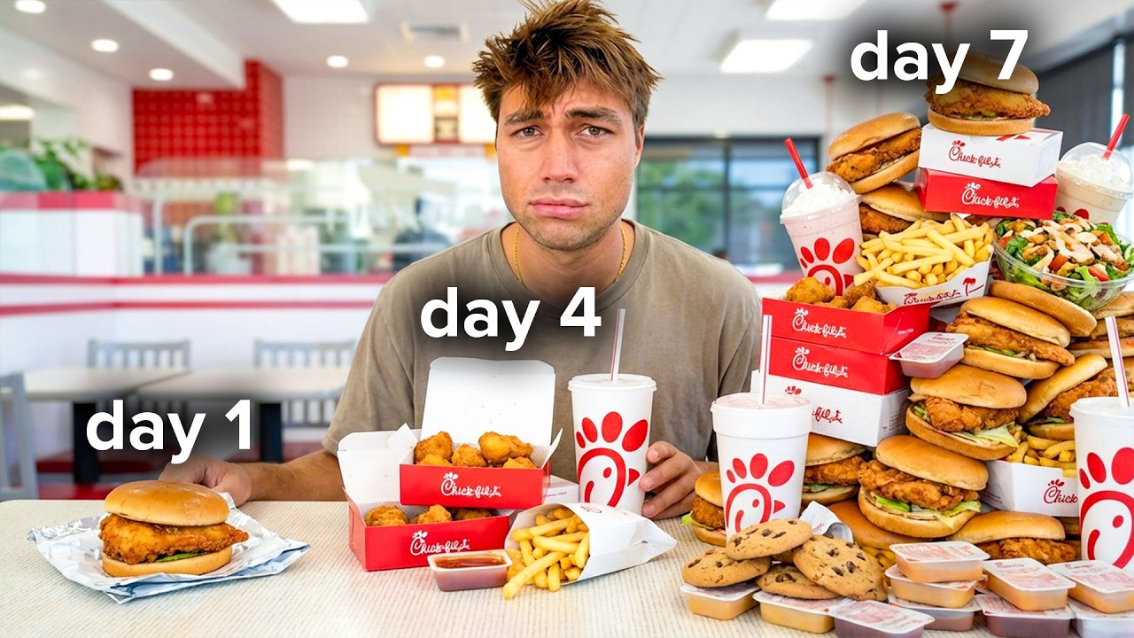 I only ate Chick-fil-A for a week, but doubled my budget every day