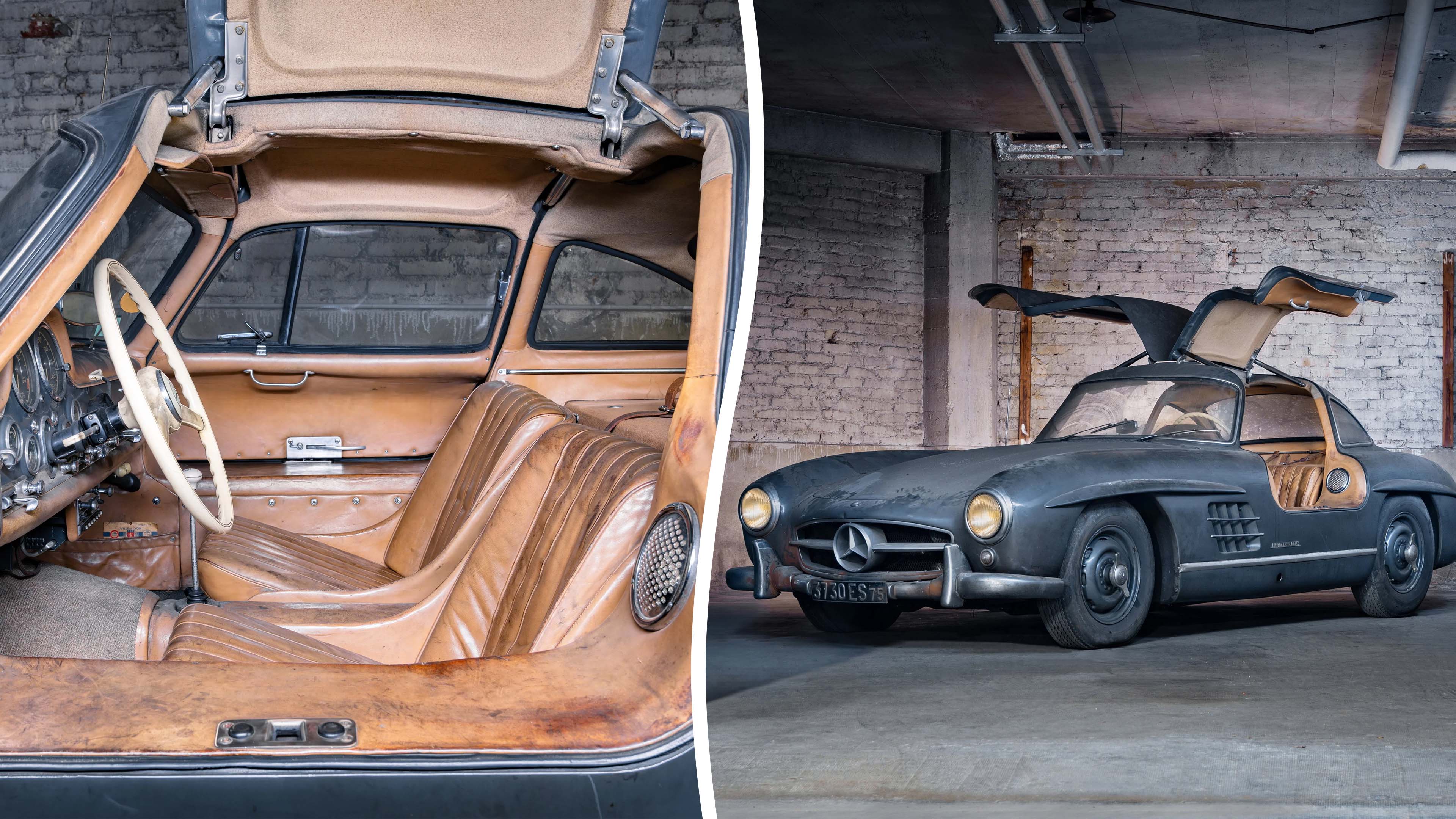 Dusty, unrestored Mercedes could fetch £4.4m at auction
