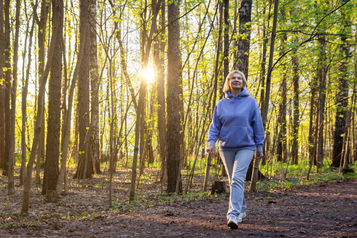 How long should your daily walks be to stay fit after 50?