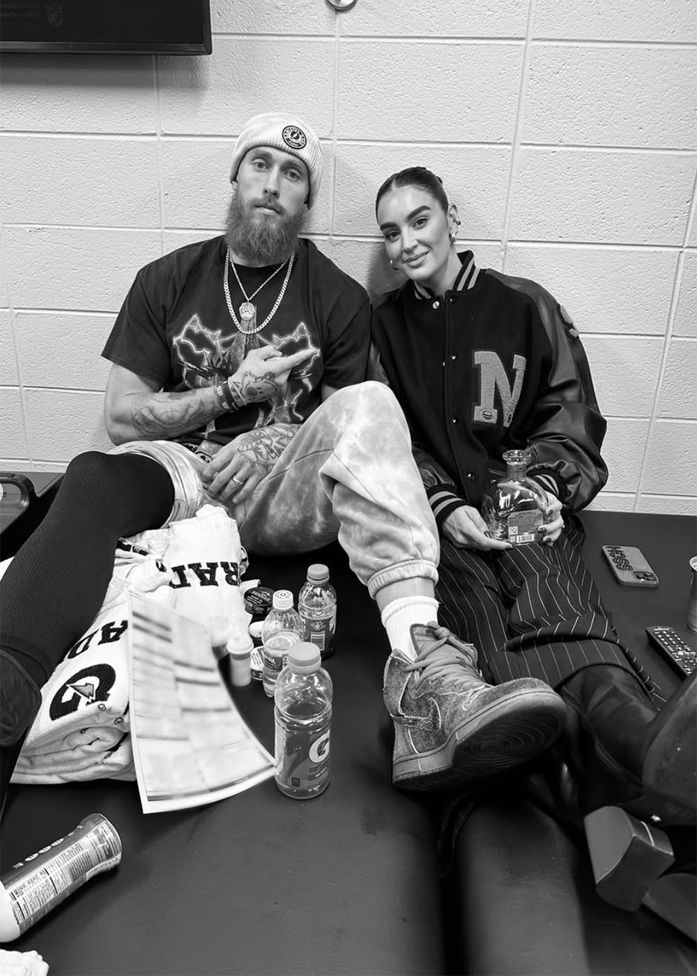 George Kittle’s wife shares heartbreaking moment she saw his ...