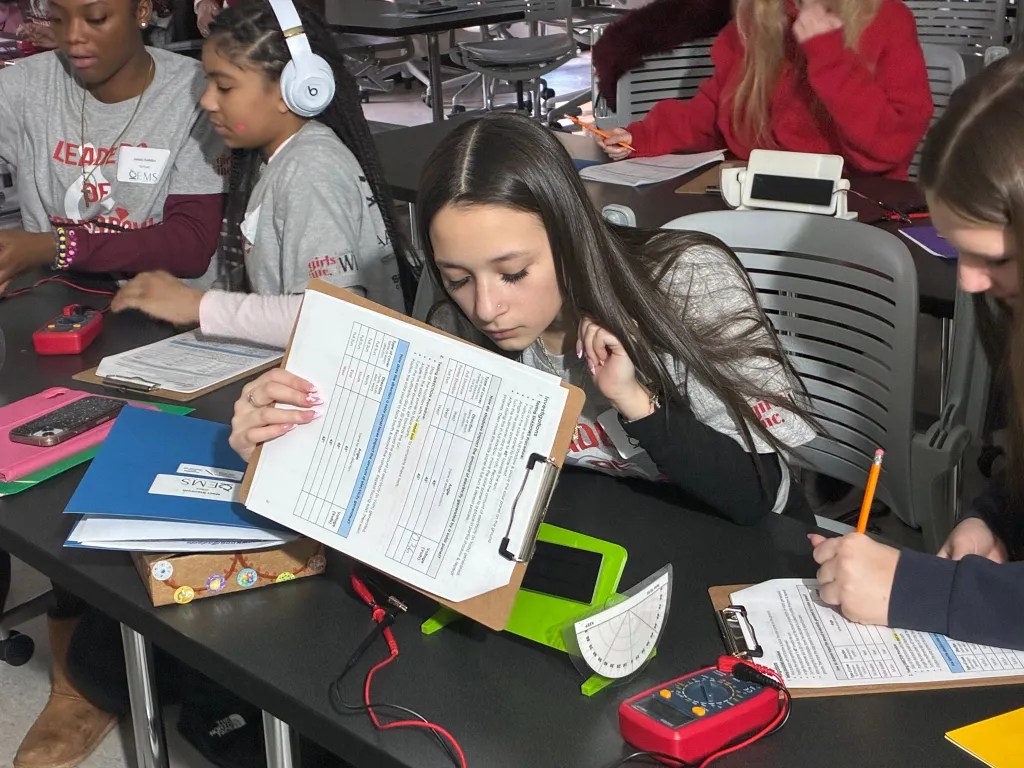 Chicken and solar power: RUSD girls learn STEM at GEMS conference
