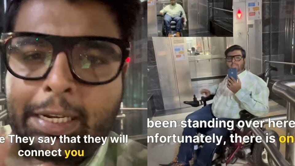 Mumbai metro lift breakdown leaves wheelchair-using comedian stranded ...