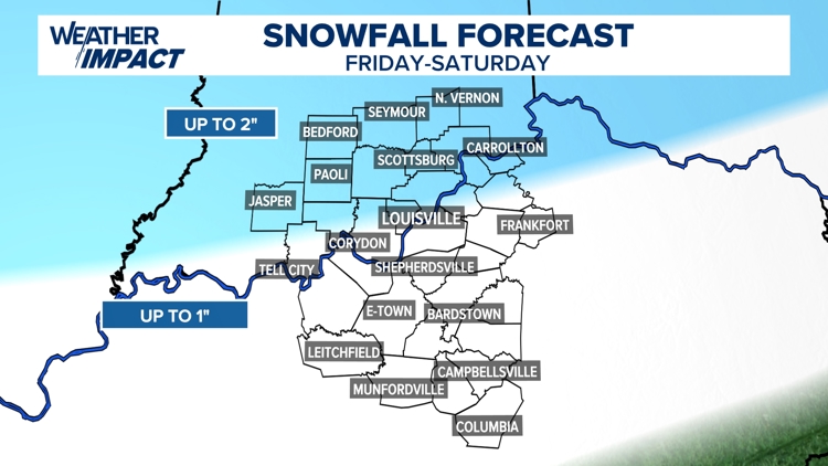 Live radar: Track snow in Kentucky and southern Indiana