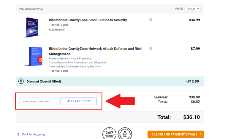 Bitdefender Coupons in month year | offer_label
