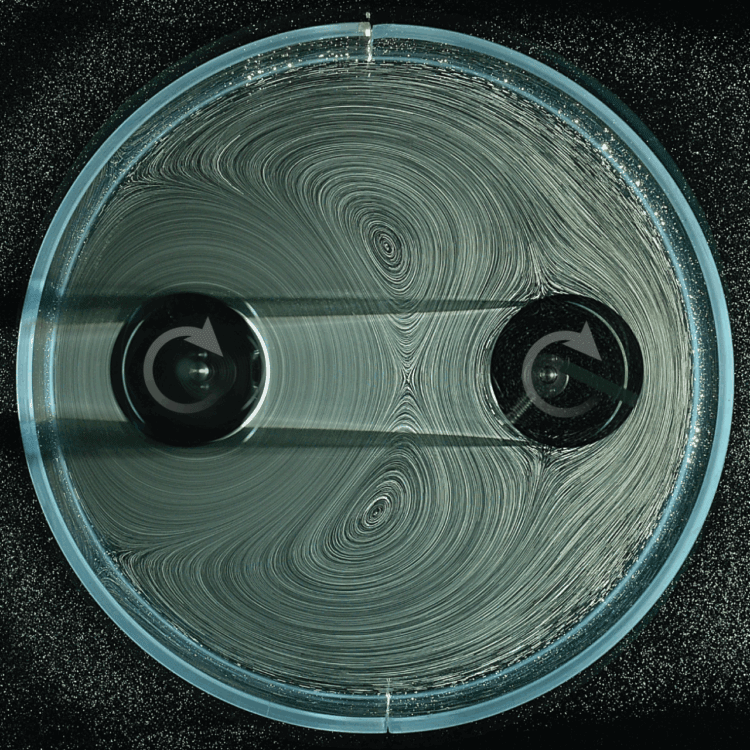 This touchless gear system uses fluid dynamics to transfer power and ...