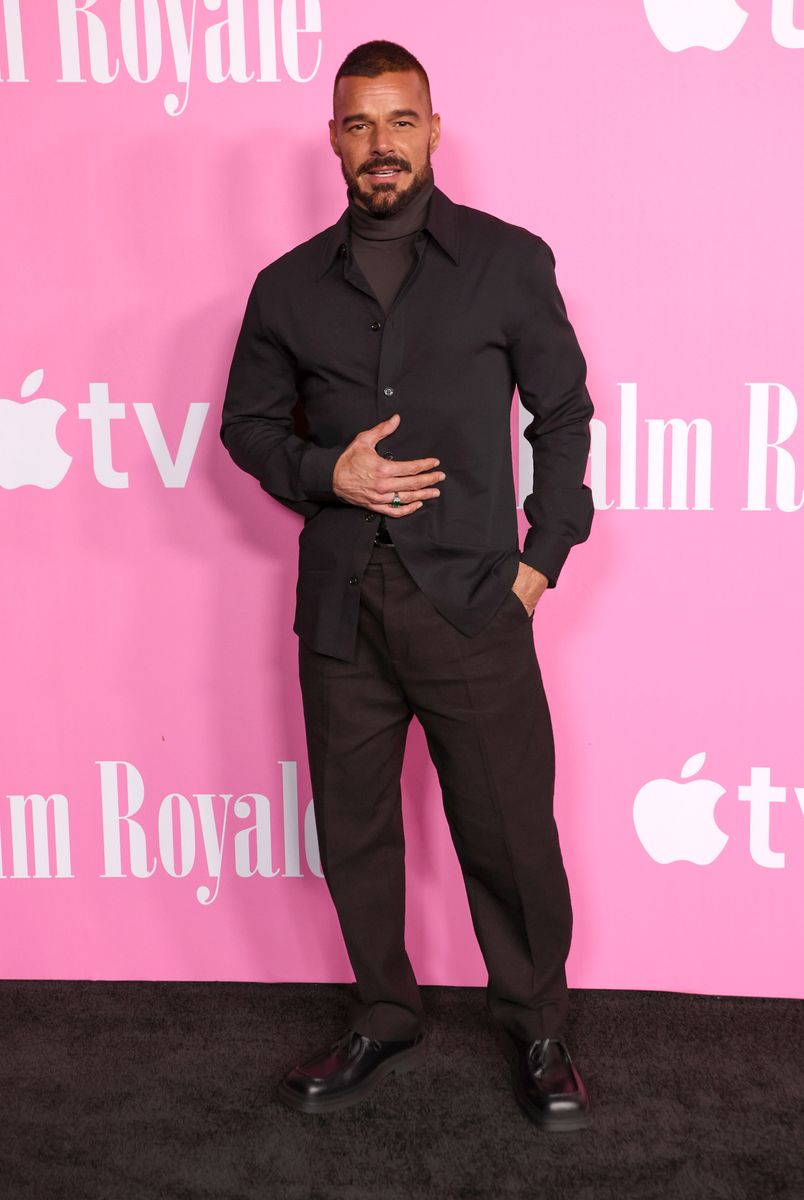 Ricky Martin looks tan, tall, and handsome at the Emmy FYC event
