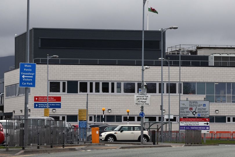 Ysbyty Gwynedd car park capacity to be cut to house potentially life ...