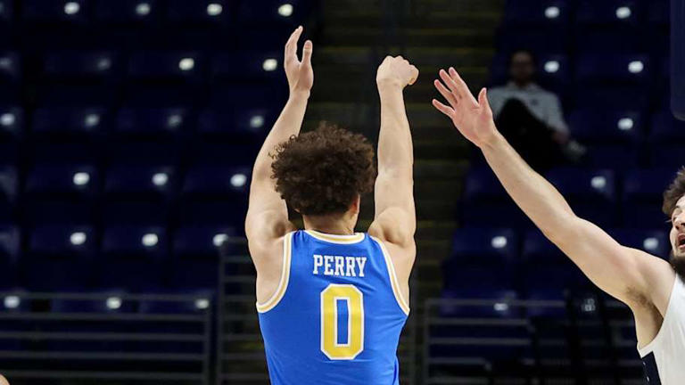UCLA’s Perry reacts to career-best performance