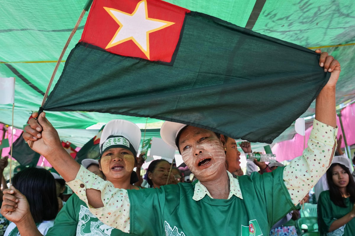 Myanmar military-backed party extends lead ahead of final election round