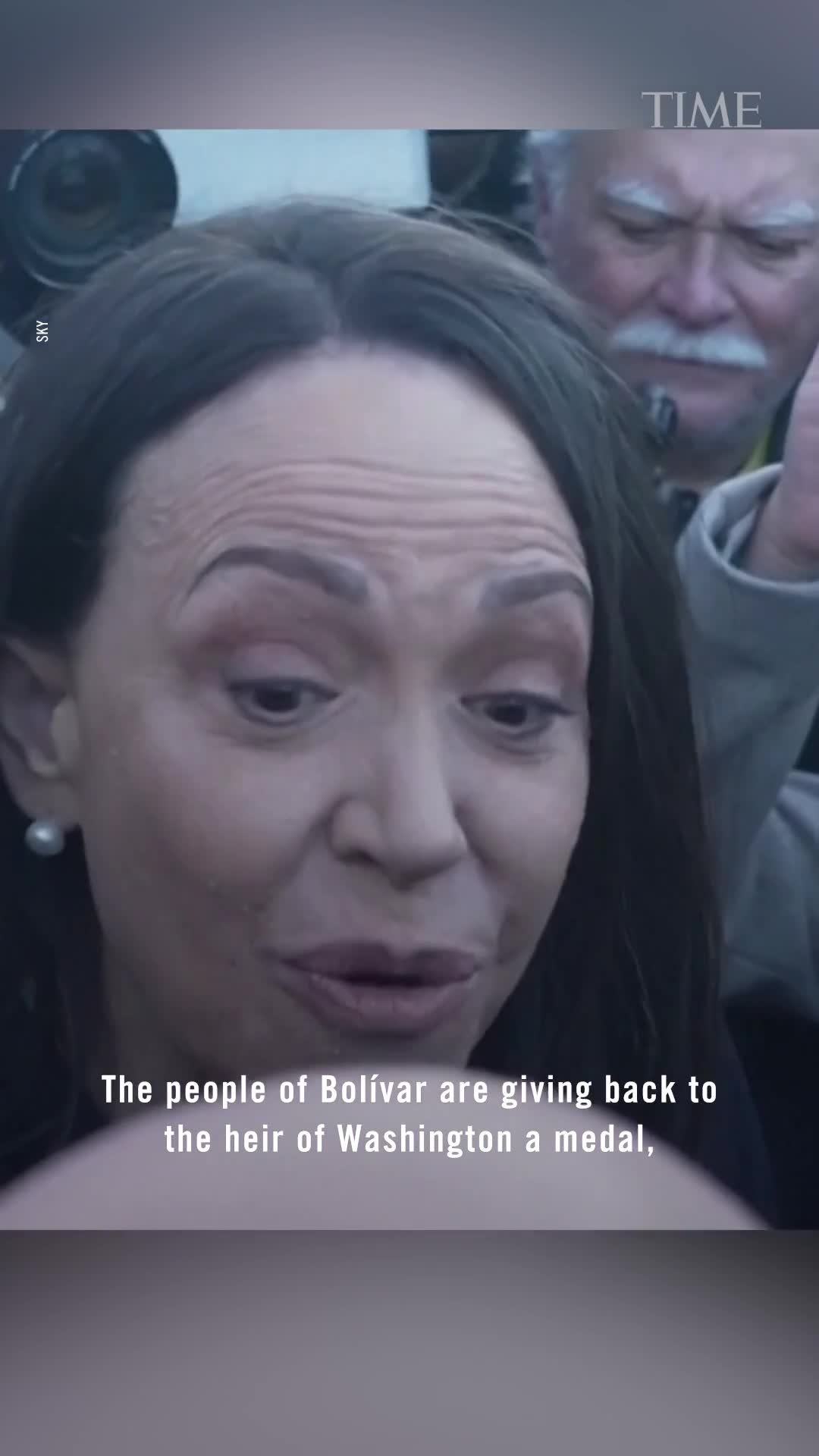 Venezuela's María Machado hands Trump her Nobel Peace Prize