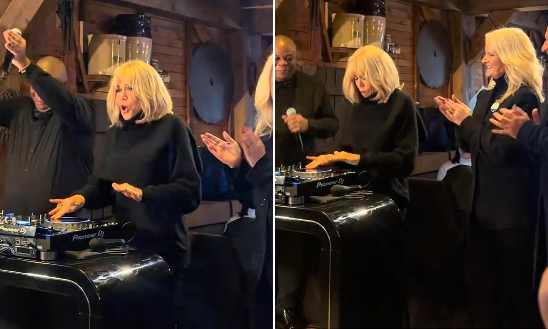 Return of the Mac-ron! French first lady Brigitte shows off her DJ ...