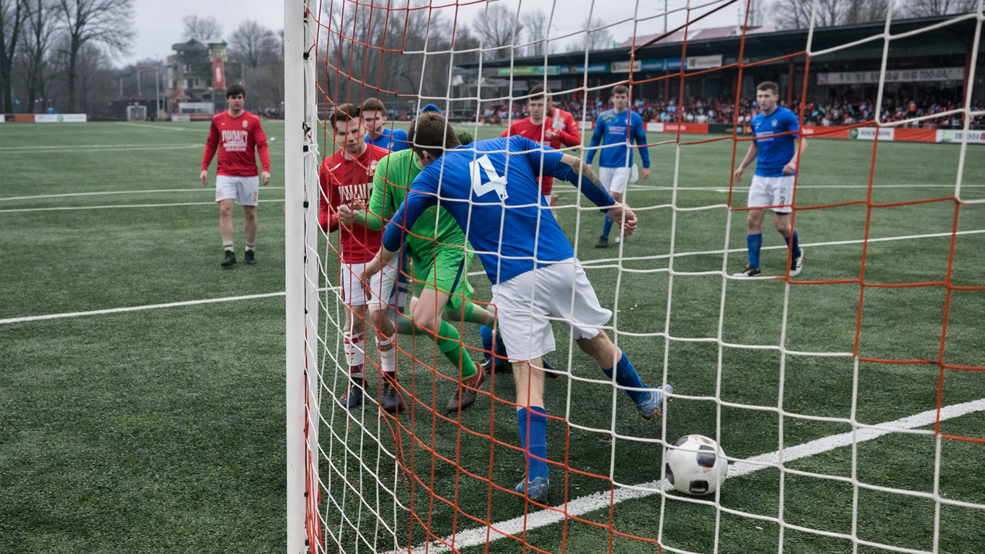 Unexpected nutmeg turns into goal