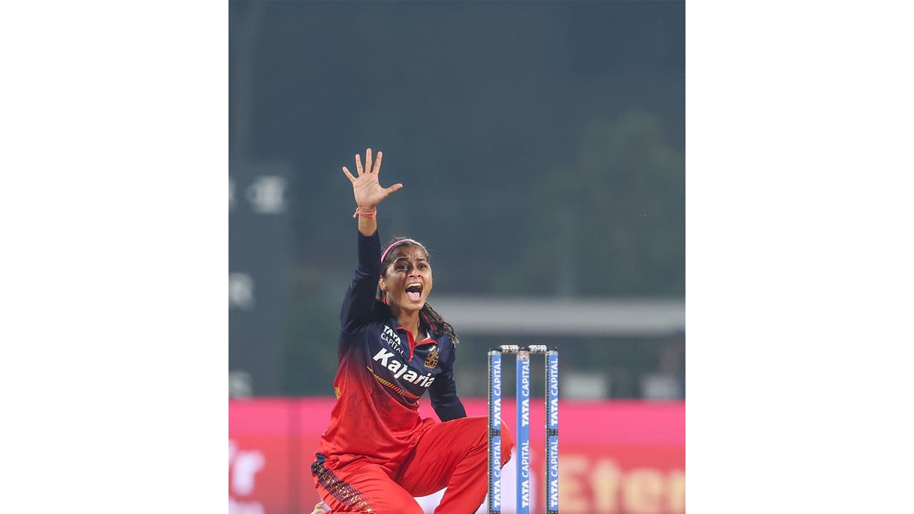 WPL: Shreyanka Patil's fifer helps RCB beat GG for third straight win