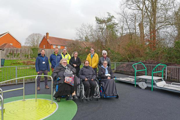 Play area reopens after £40,000 upgrade to improve accessibility