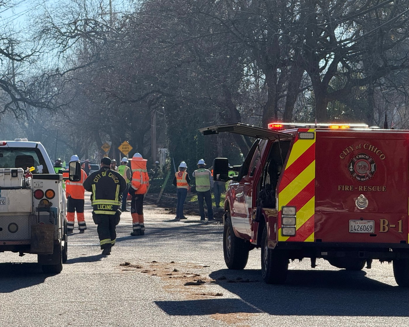 Damaged gas line leads to shelter in place warning