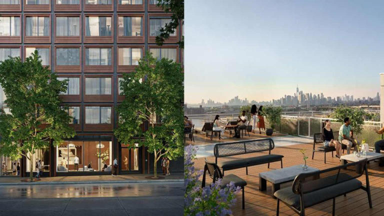 A new 14-story mixed-income apartment building is now leasing in Brooklyn