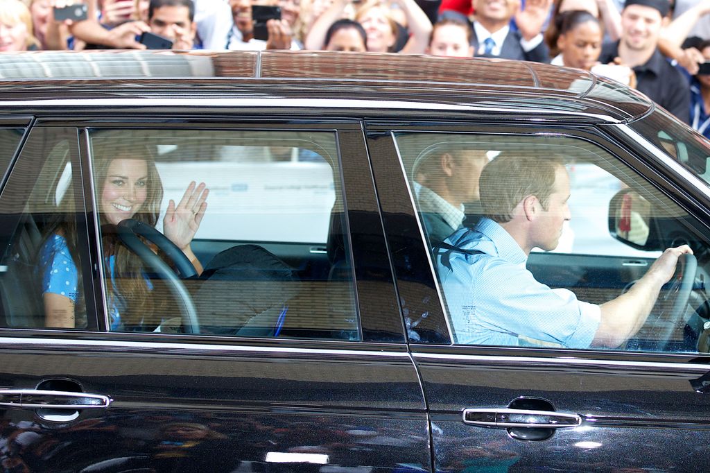 Princess Kate captured on camera driving herself to royal engagement