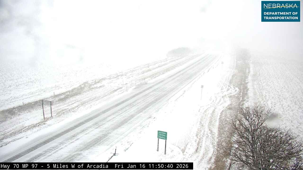 Snow squall warning issued for southeastern Nebraska