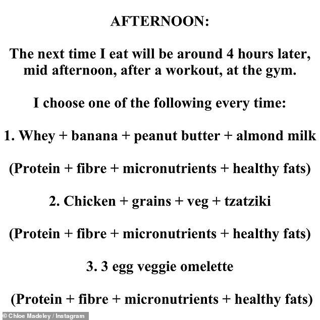 Chloe Madeley reveals what she eats in a day and insists there's ...