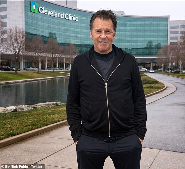 Golf icon Sir Nick Faldo reveals health battle as he returns home after ...