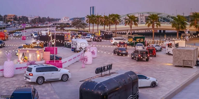 Miami vibes Abu Dhabi is back, turning Umm Al Emarat Park into a pastel ...