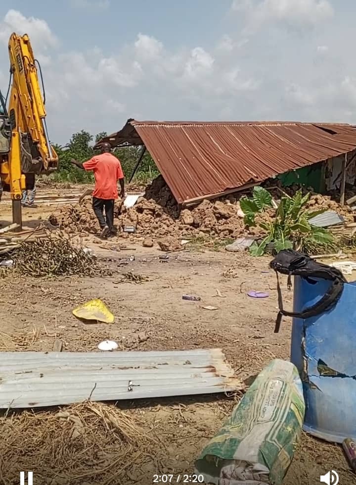 Ada District Police investigate alleged unlawful demolition near Big-Ada
