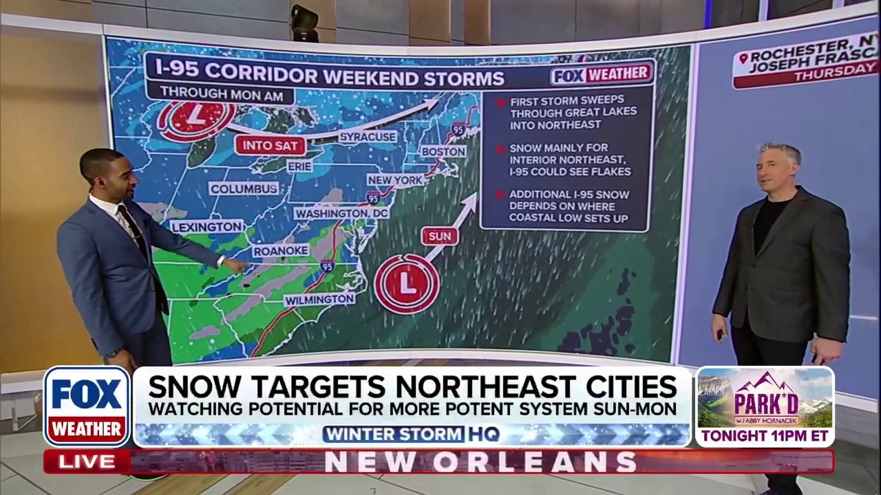 Weekend winter storms target snow for northeastern portion of ...