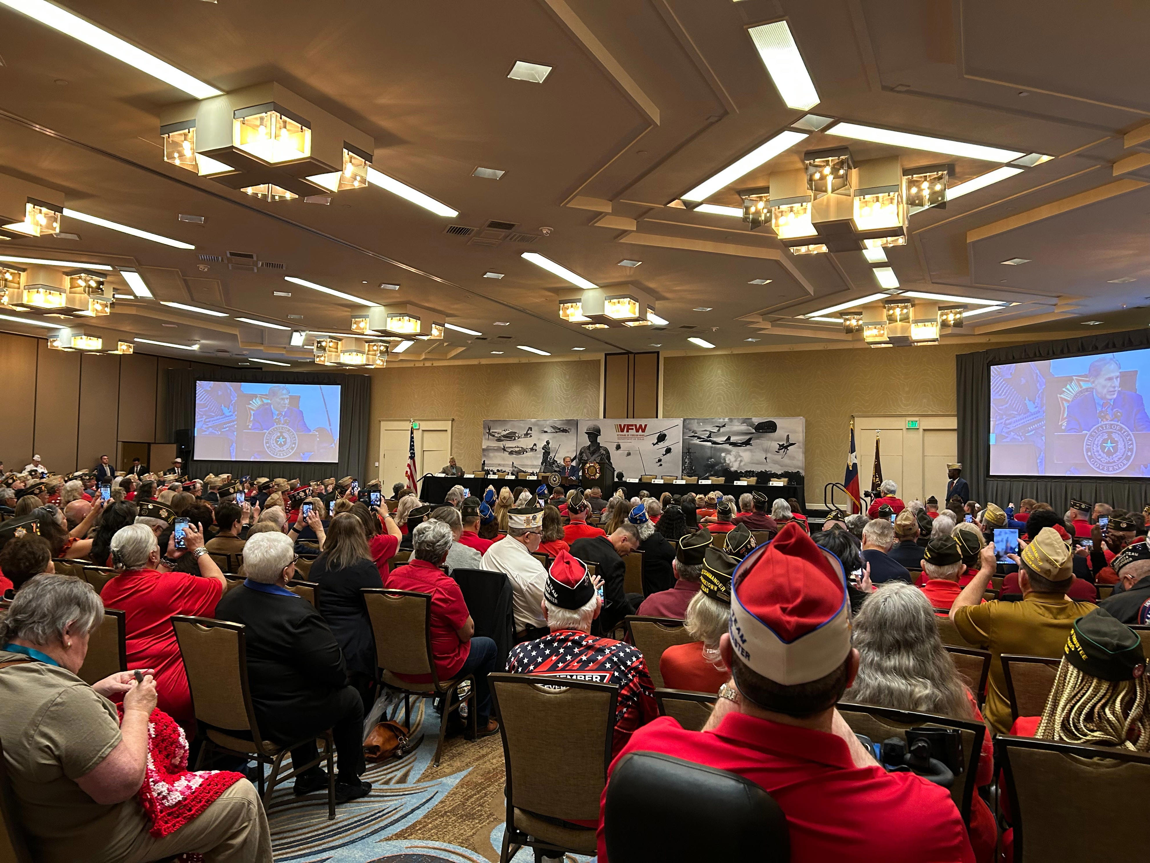 Gov. Abbott calls to end taxes for homeowners at Corpus Christi event