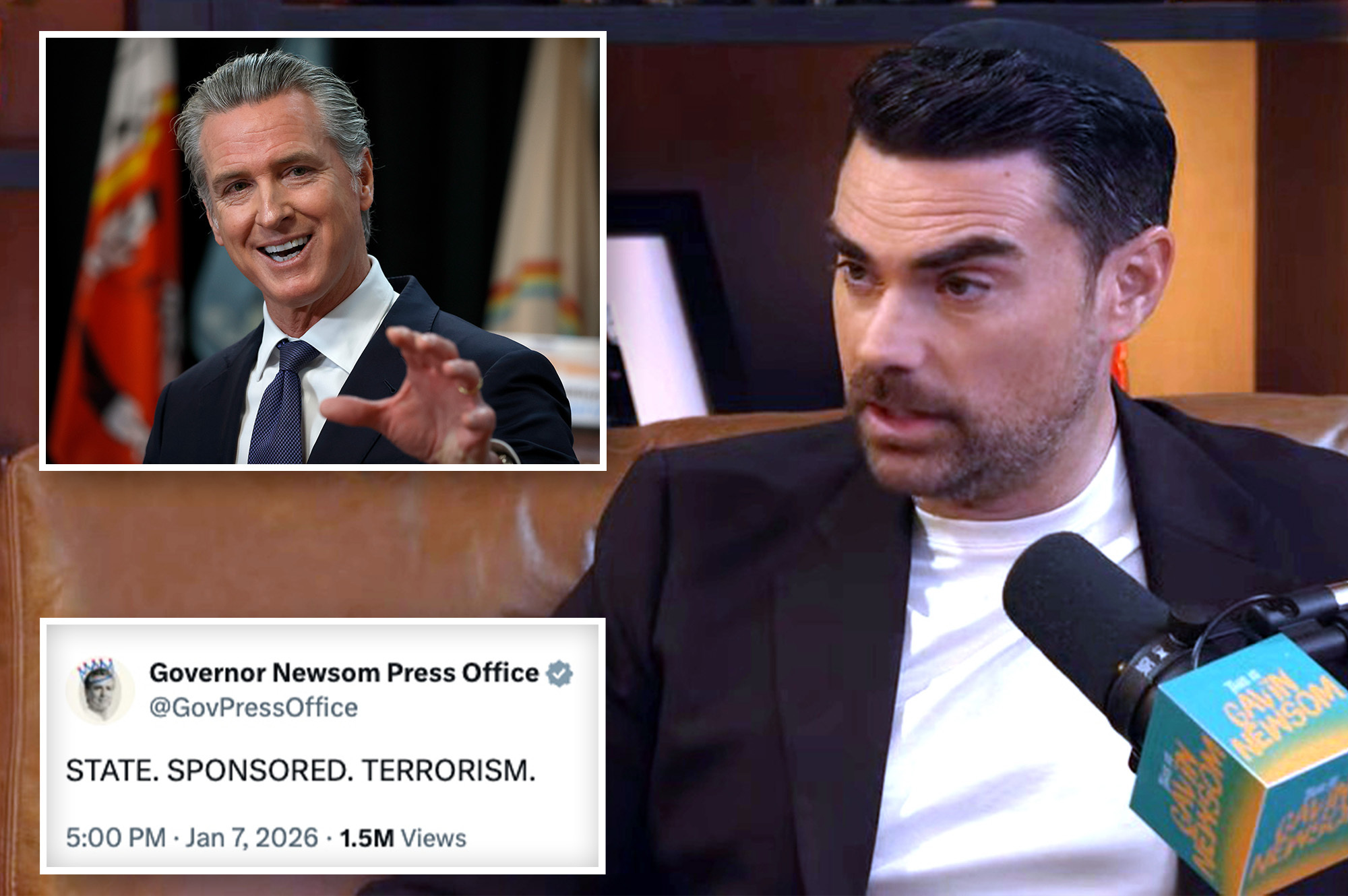 Newsom’s five biggest fails in train-wreck podcast with Ben Shapiro
