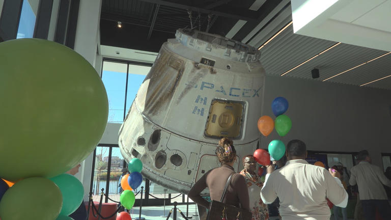 Waco’s new STEAM Center opens with historic SpaceX Dragon spacecraft