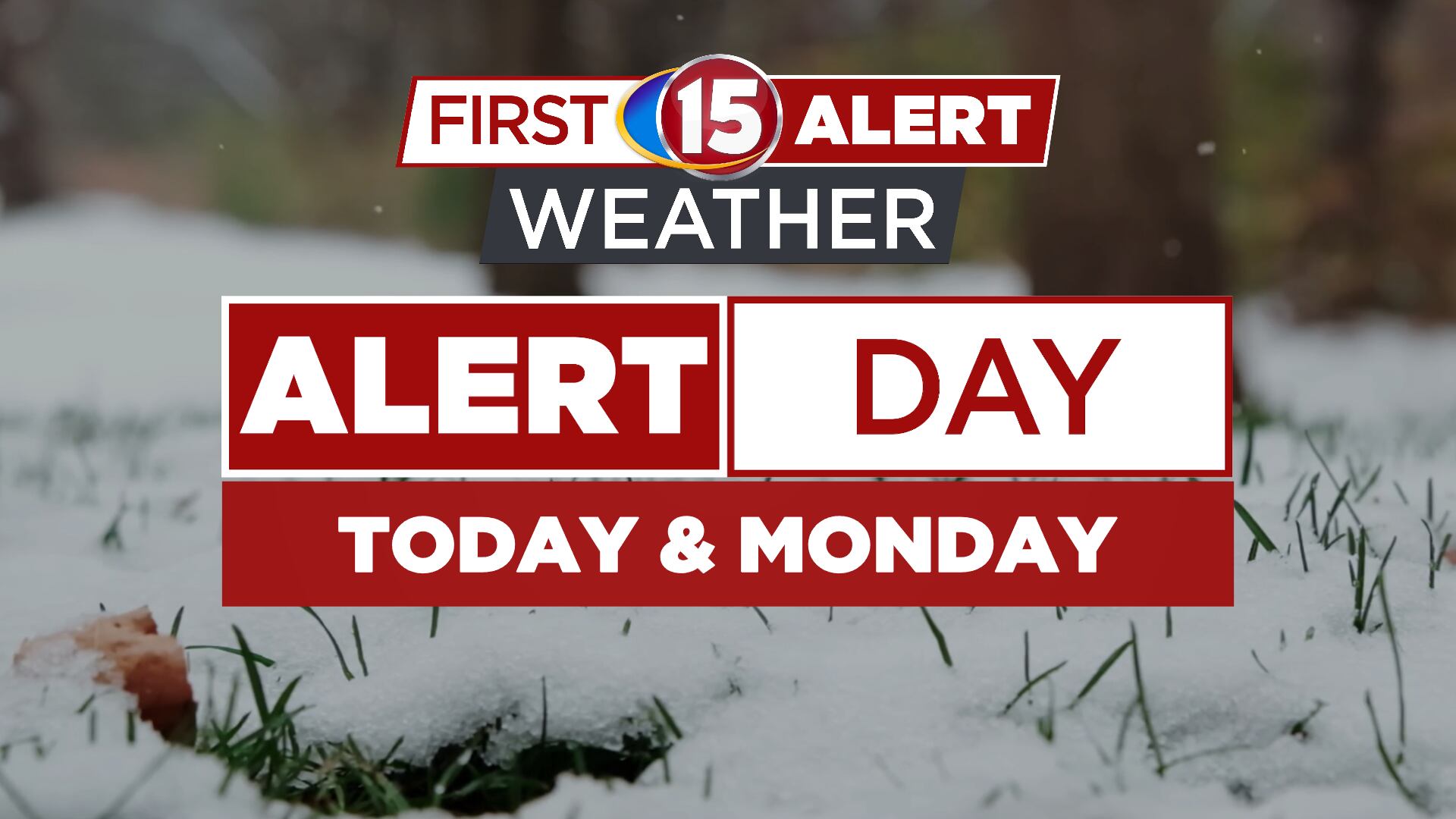 First alert day - more snow later this afternoon