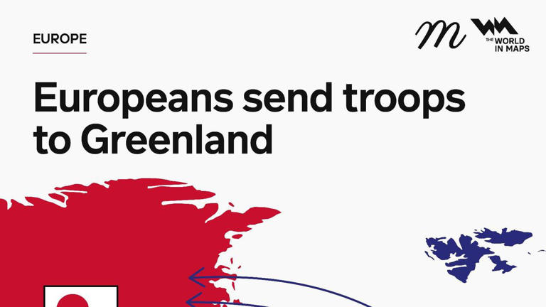 European troops arrive in Greenland as Arctic tensions spike amid US ...