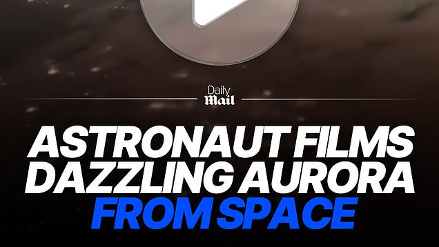 Astronaut captures stunning aurora from the International Space Station