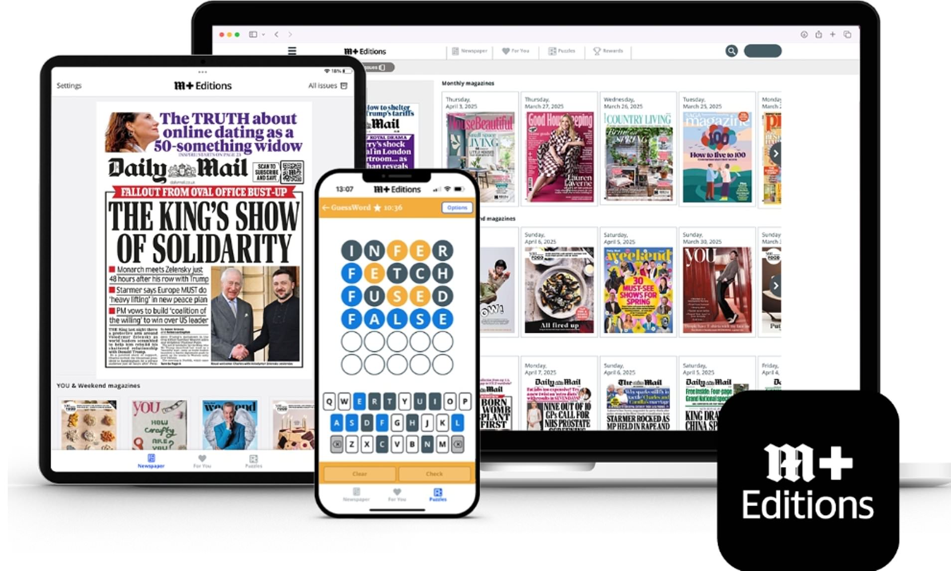 Readers just can't put down the Daily Mail's news apps, figures reveal