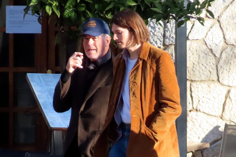 Pierce Brosnan seen with his son, Dylan, in Majorca following his 29th ...
