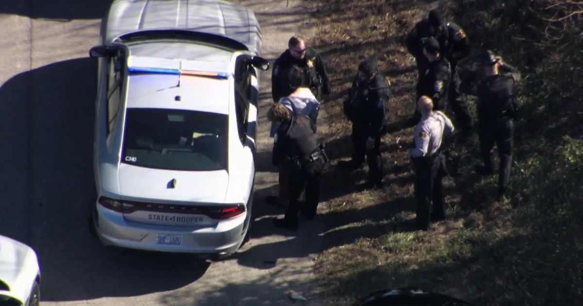 Three people in custody after chase ends on US 64 East in Wake County