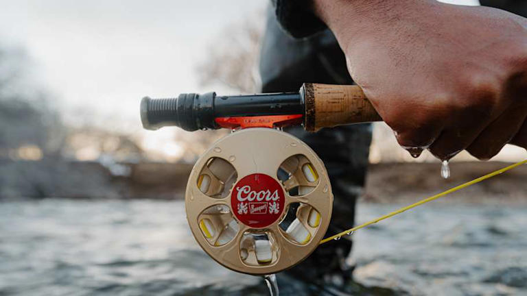 A new Ross × Coors fly reel with a built-in warm-water reality check