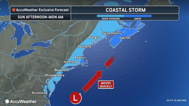 Storm to bring snow from Georgia to Virginia, then graze the Northeast