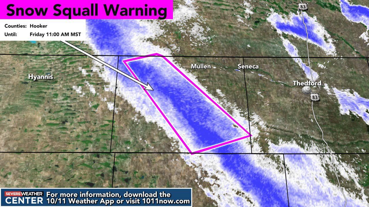 Live: Snow squall warnings issued for three Nebraska counties