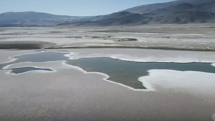 Discovery of lagoon in Argentina that could provide 'earliest signs of ...