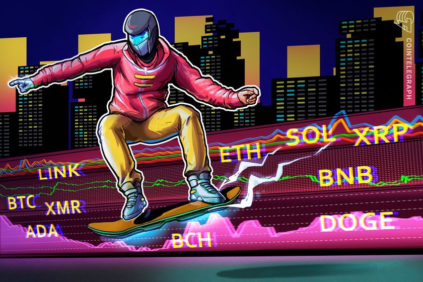 Price predictions 1/16: BTC, ETH, XRP, BNB, SOL, DOGE, ADA, XMR, BCH, LINK