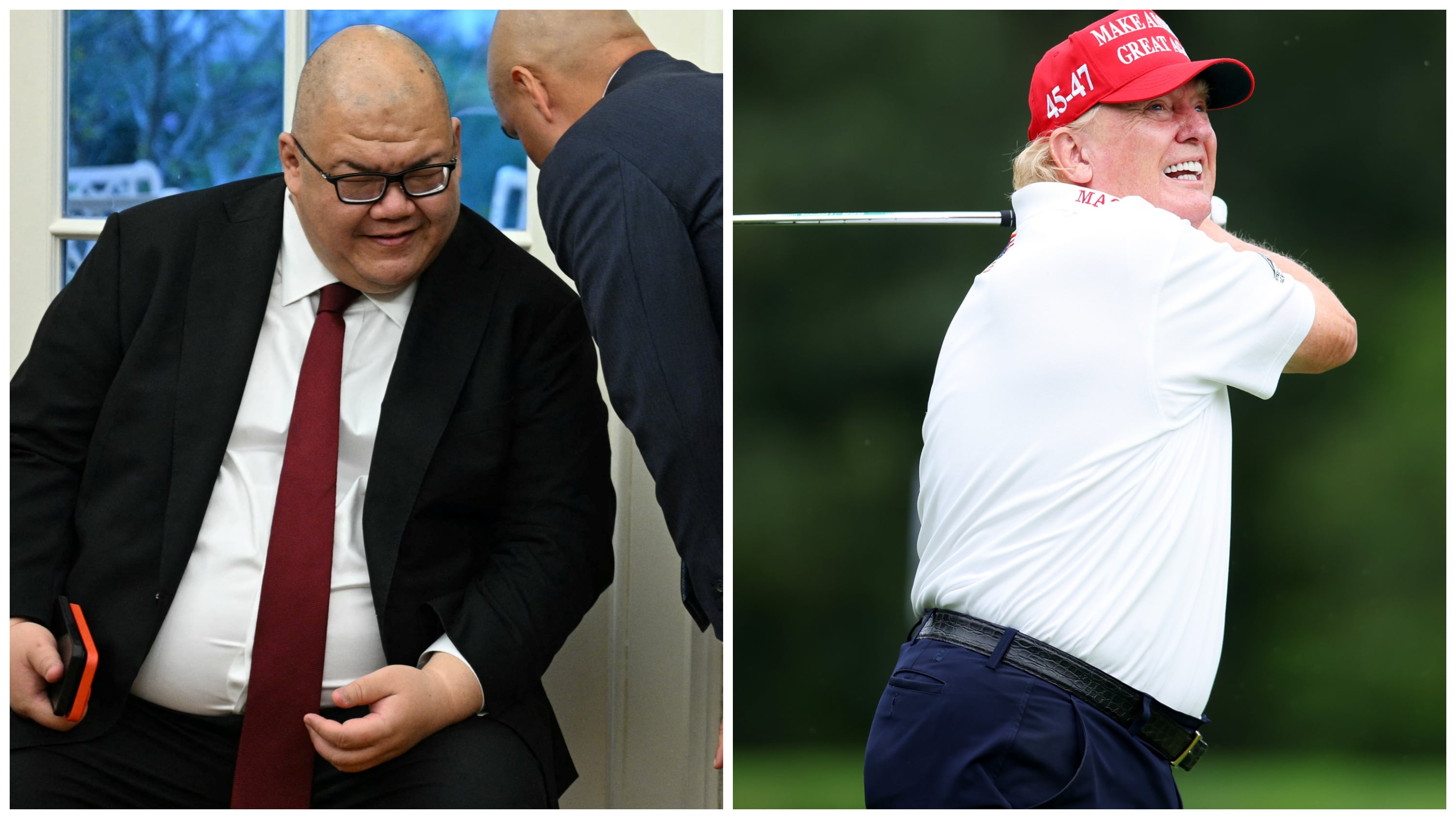 White House goon fumes at golf author who exposed Trump cheating