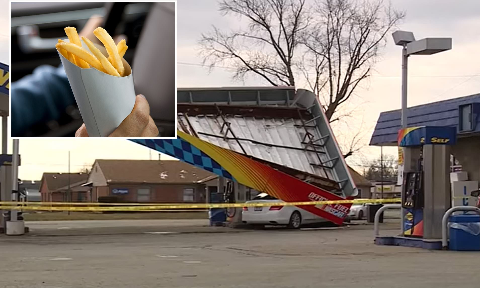 Horror after woman choked on French fry and lost control of car ...